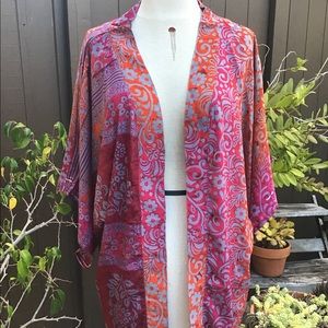 Karma Highway | Tops | Nwt Karma Highway Short Kimono Red | Poshmark